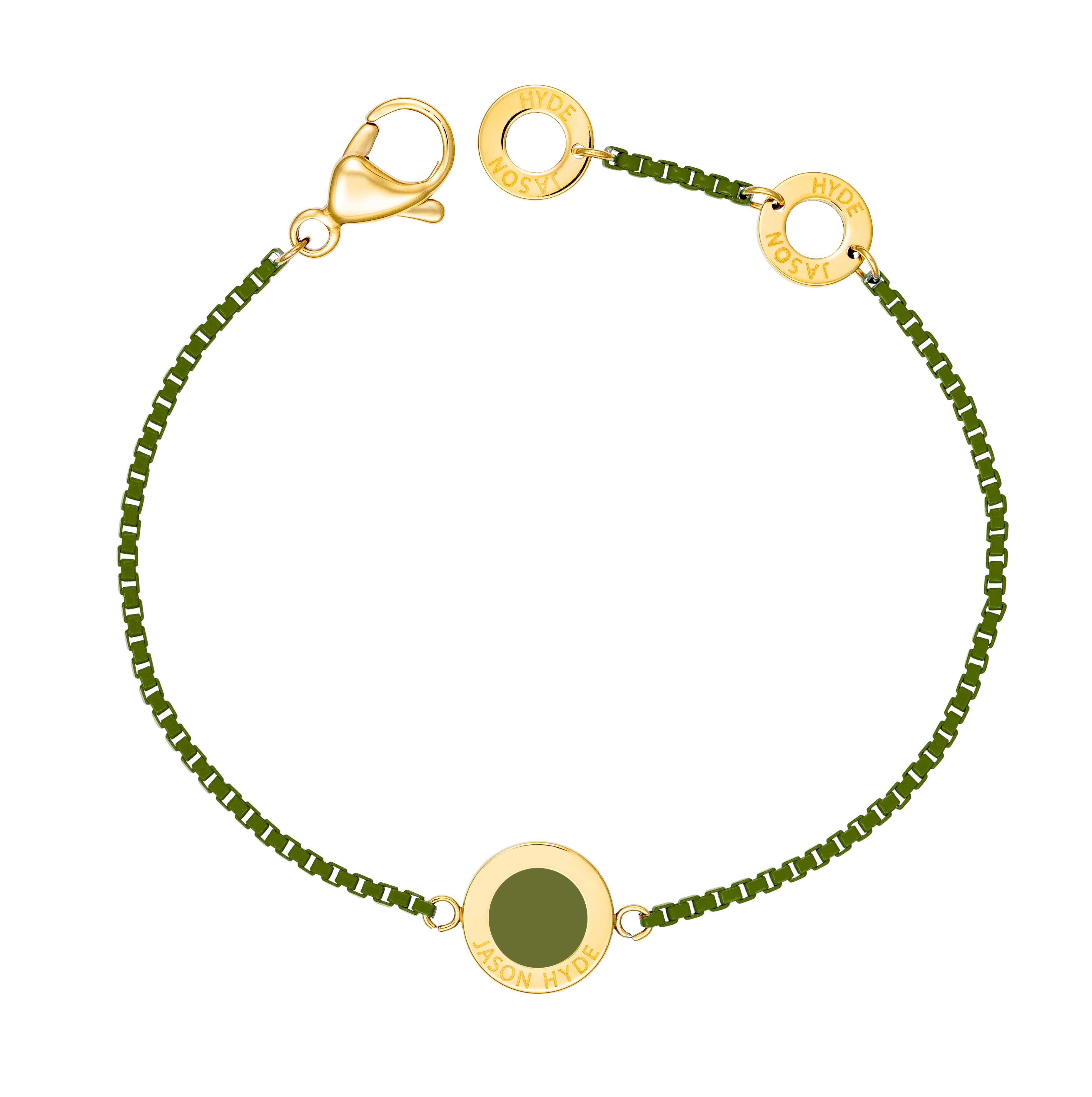 OCEAN OLIVE GREEN CHIP OLIVE GREEN BRACELET