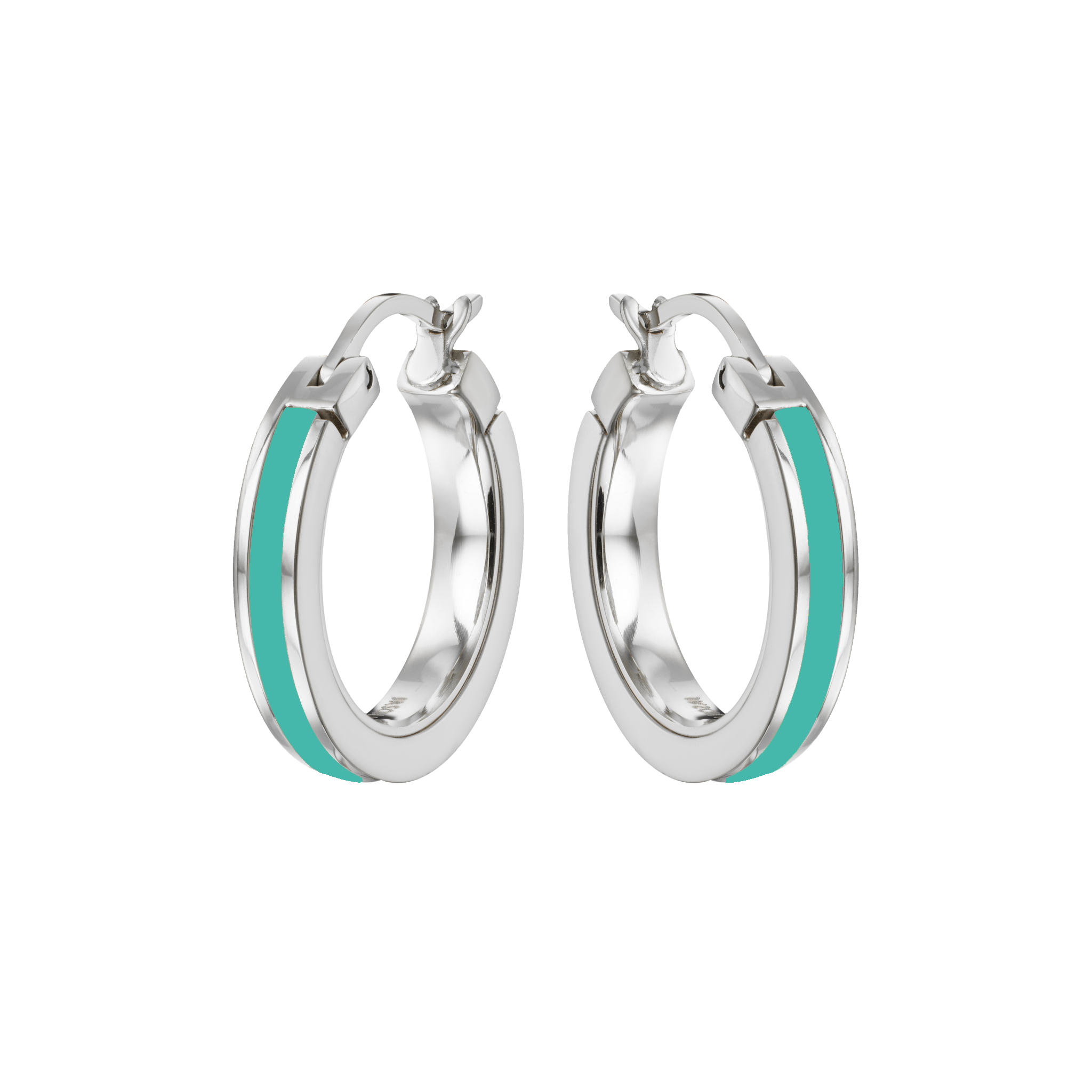 WEWA SINGLE TURQUOISE HOOPS