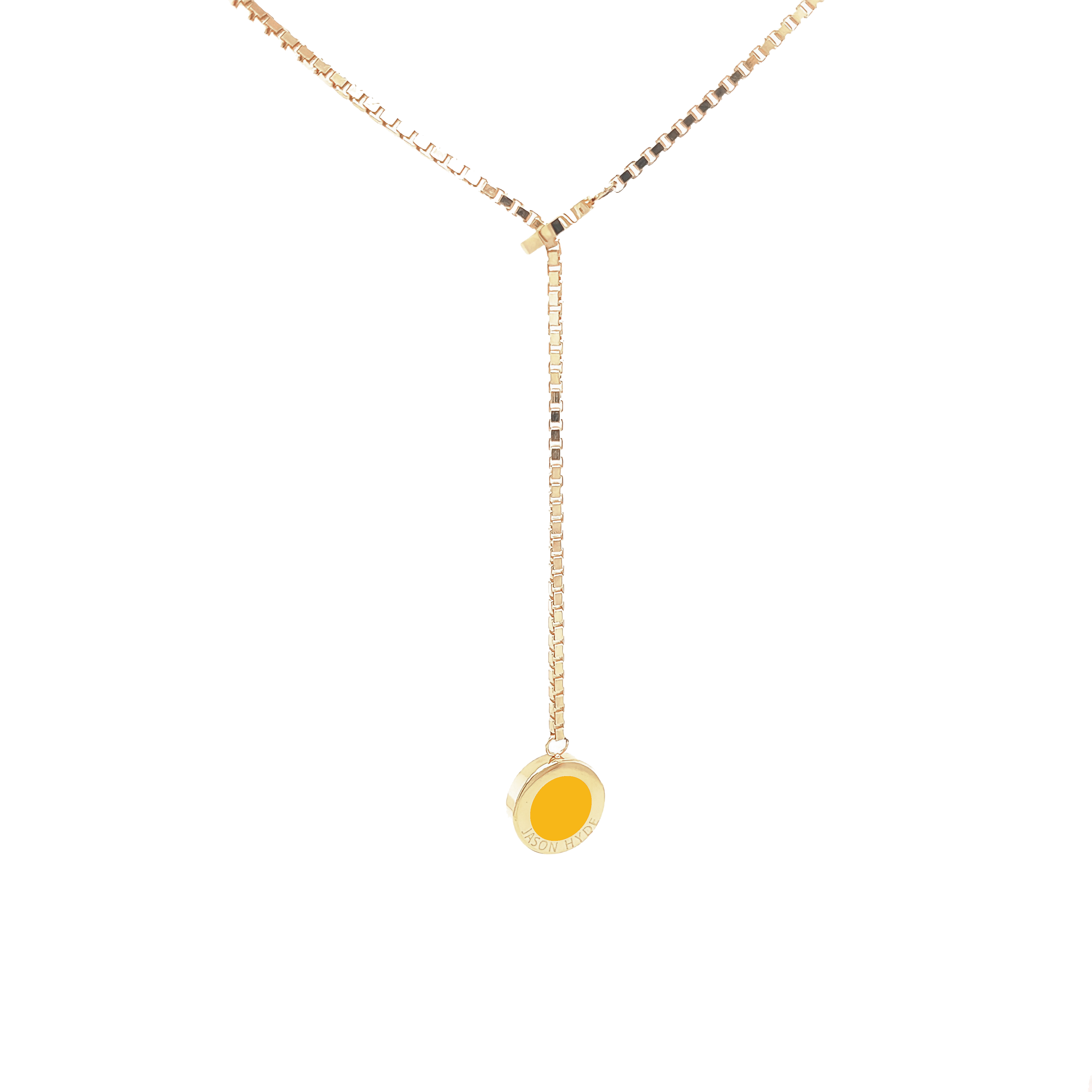 OCEAN YELLOW SPECTRA CHIP LARIAT