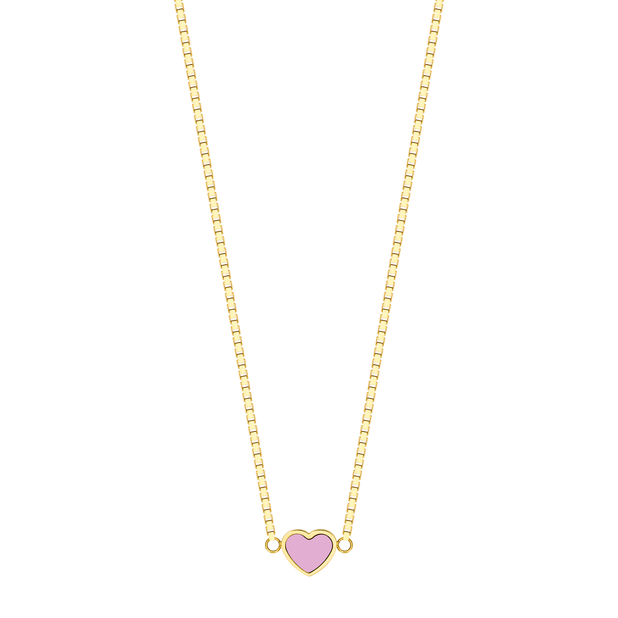 AMARE FONDANT PINK CHIP NECKLACE