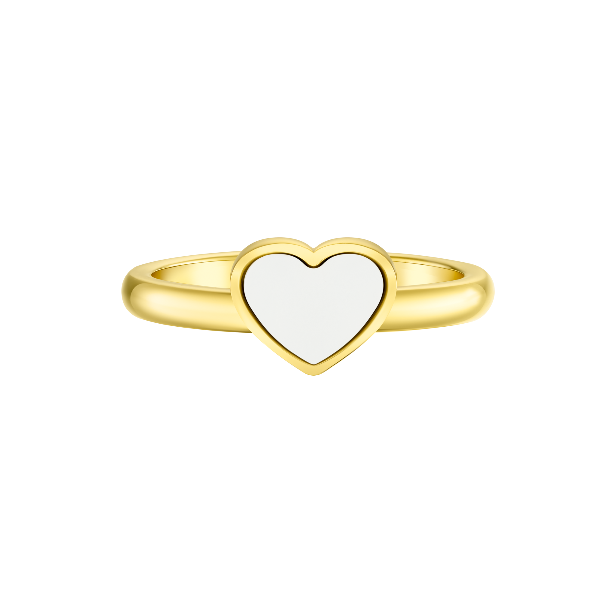 AMARE WHITE CHIP RING