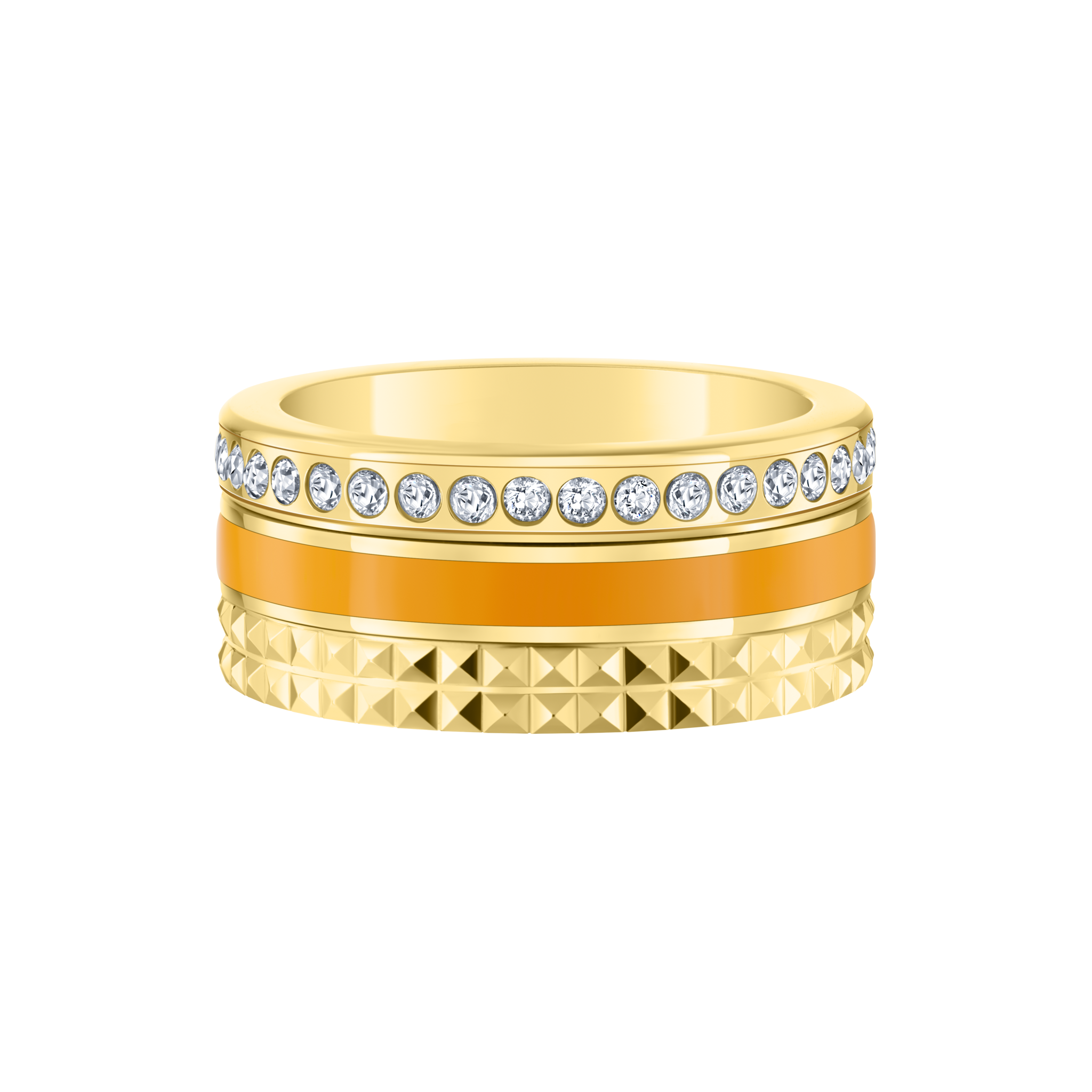 WEWA TUBE ORANGE WITH ZIRCONIA CHIP RING